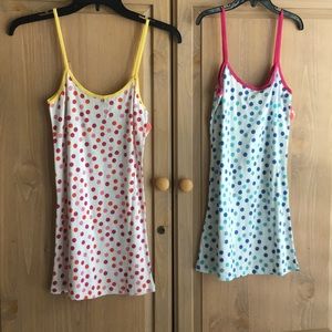 Poof! | Tops | Nwtbundle Polkadot Cami Tank Tops | Poshmark